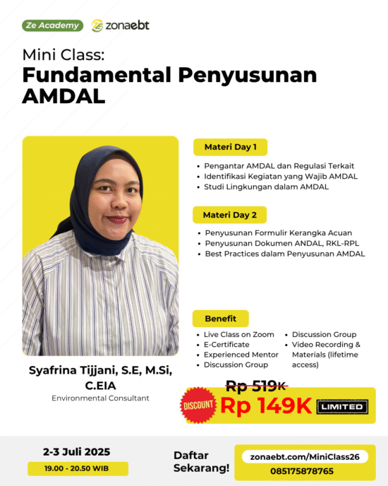 Mini Class: Fundamental Penyusunan AMDAL - zonaebt.com
