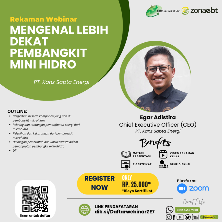 Mengenal Lebih Dekat Pembangkit Mini Hidro - zonaebt.com