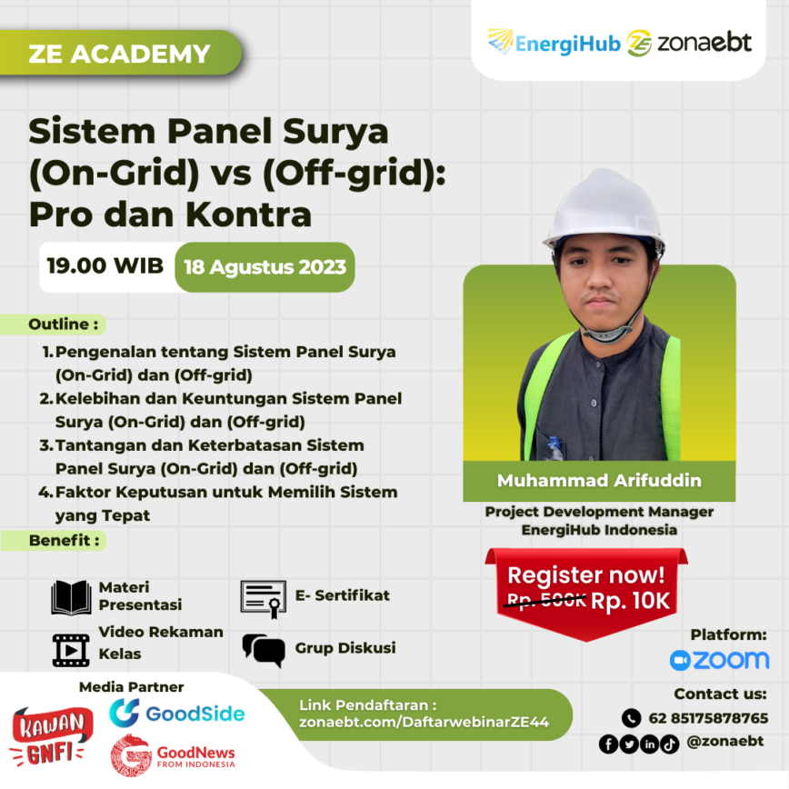 Sistem Panel Surya (On-Grid) vs (Off-Grid): Pro dan Kontra - zonaebt.com