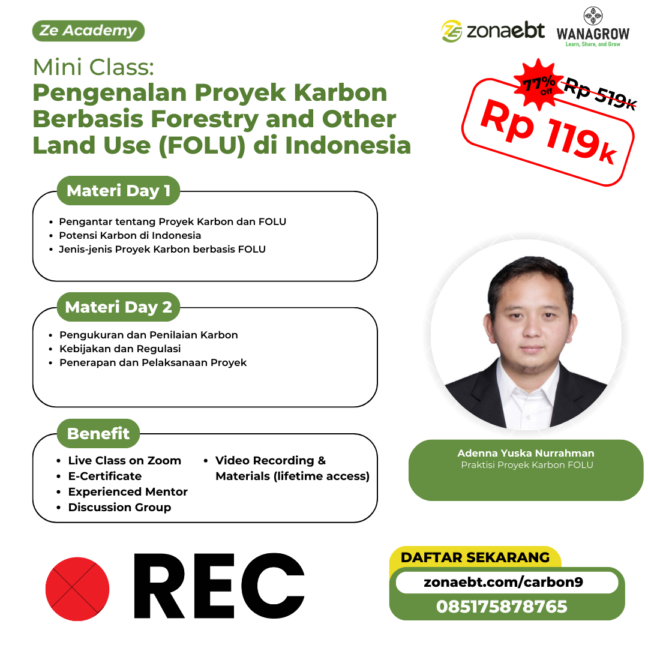 Pengenalan Proyek Karbon Berbasis Forestry and Other Land Use (FOLU) di Indonesia - zonaebt.com