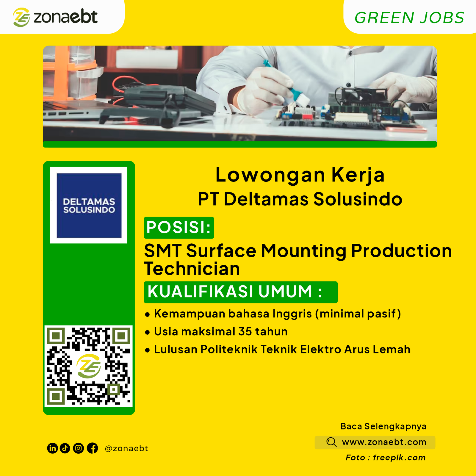 SMT Surface Mounting Production Technician Zonaebt SMT Surface Mounting Production Technician Zonaebt