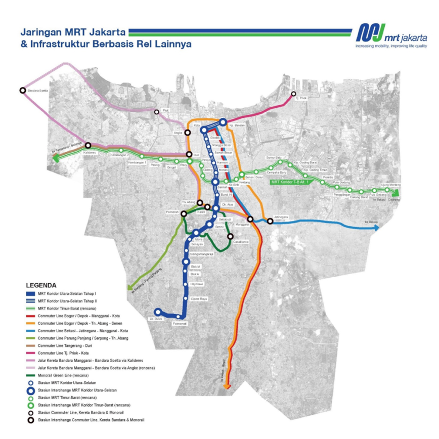 Ekspansi MRT Jakarta East-West Dimulai: Akankah Menjadi Kompetitor KRL ...