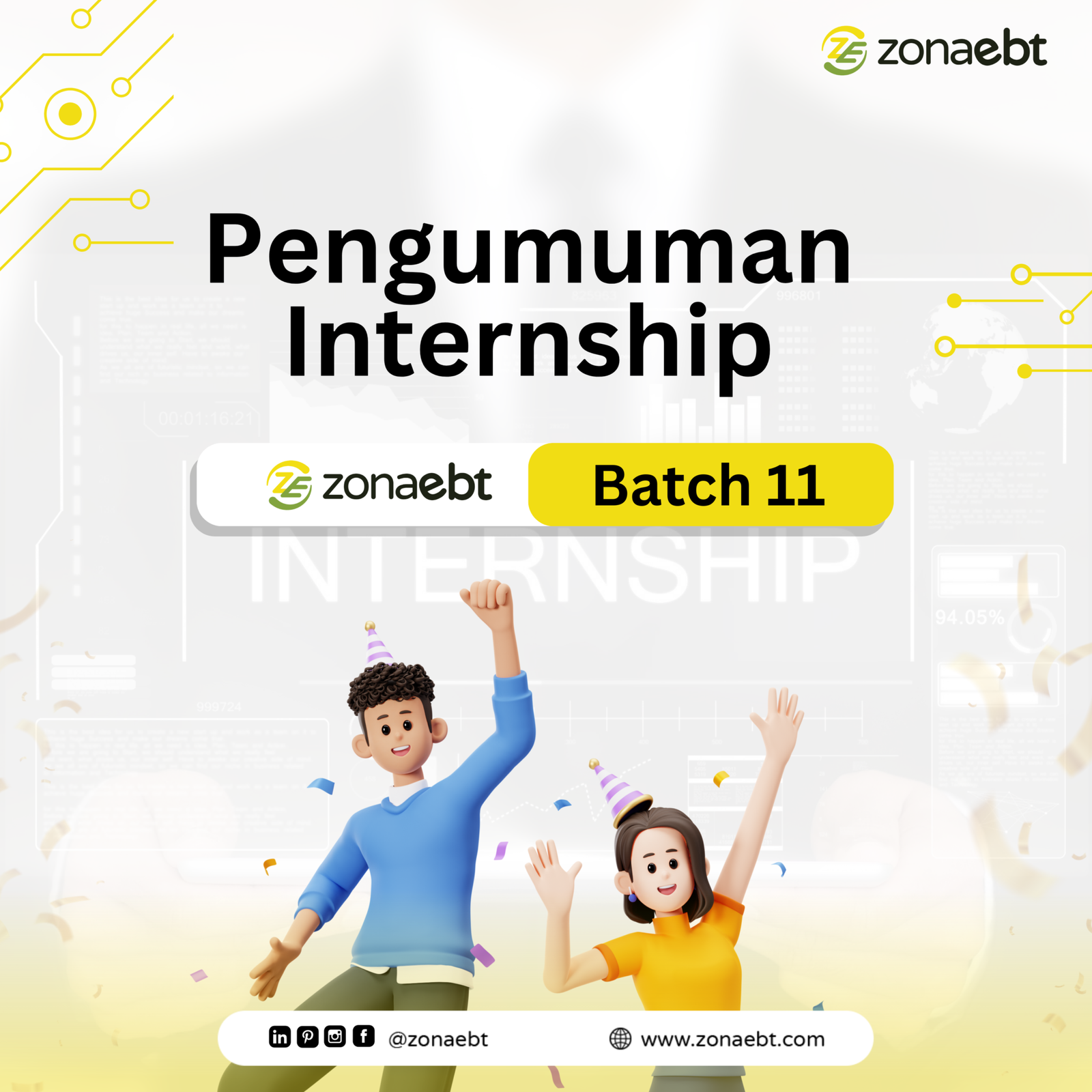 Pengumuman Lolos Seleksi Magang UIUX & Data Entry Batch 11 - zonaebt.com